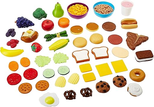 Amazon.com: Learning Resources New Sprouts Complete Play Food Set - 50 ...