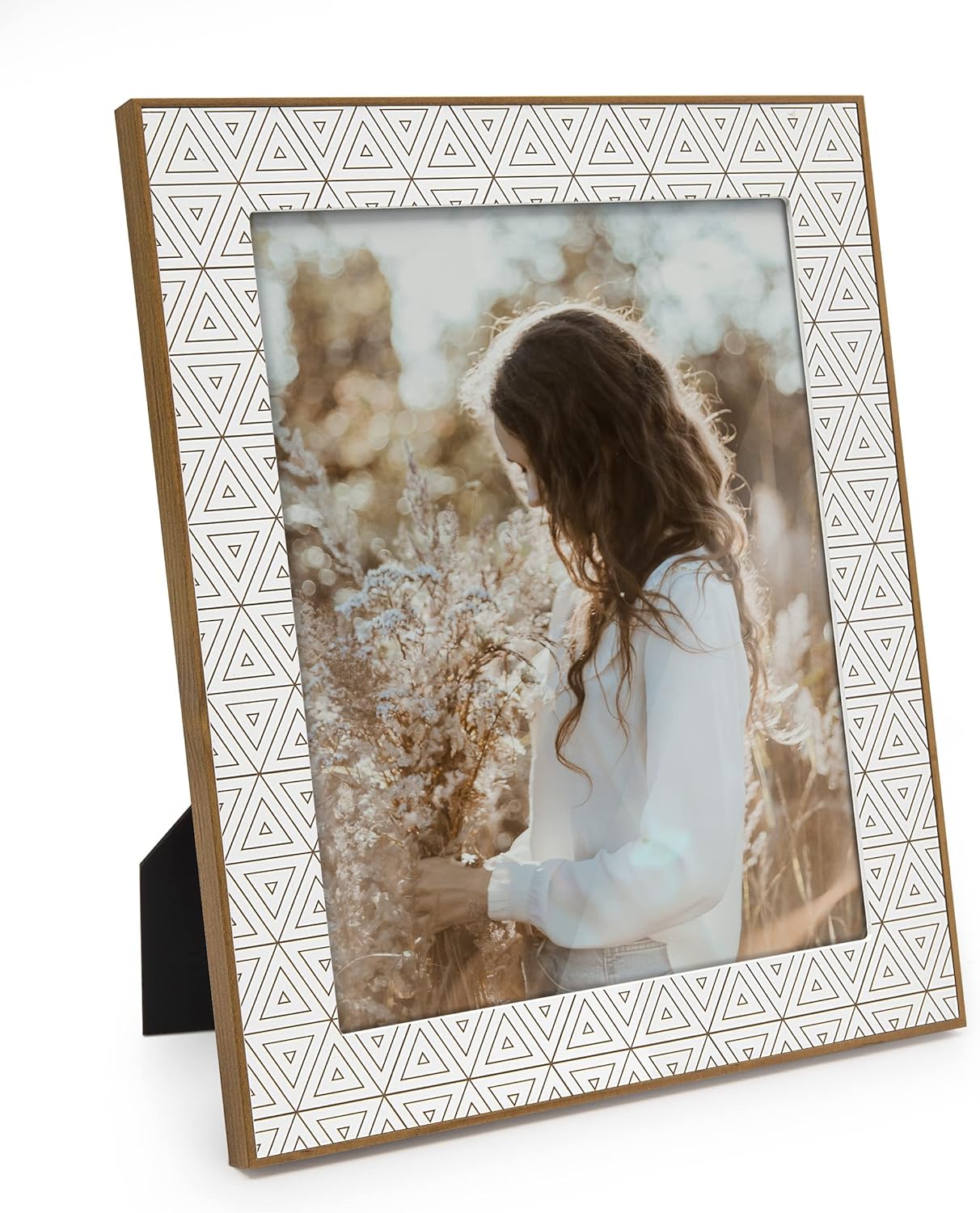 Sapowerntus 8x10 Picture Frame Boho White Wood Photo Frame, Modern ...