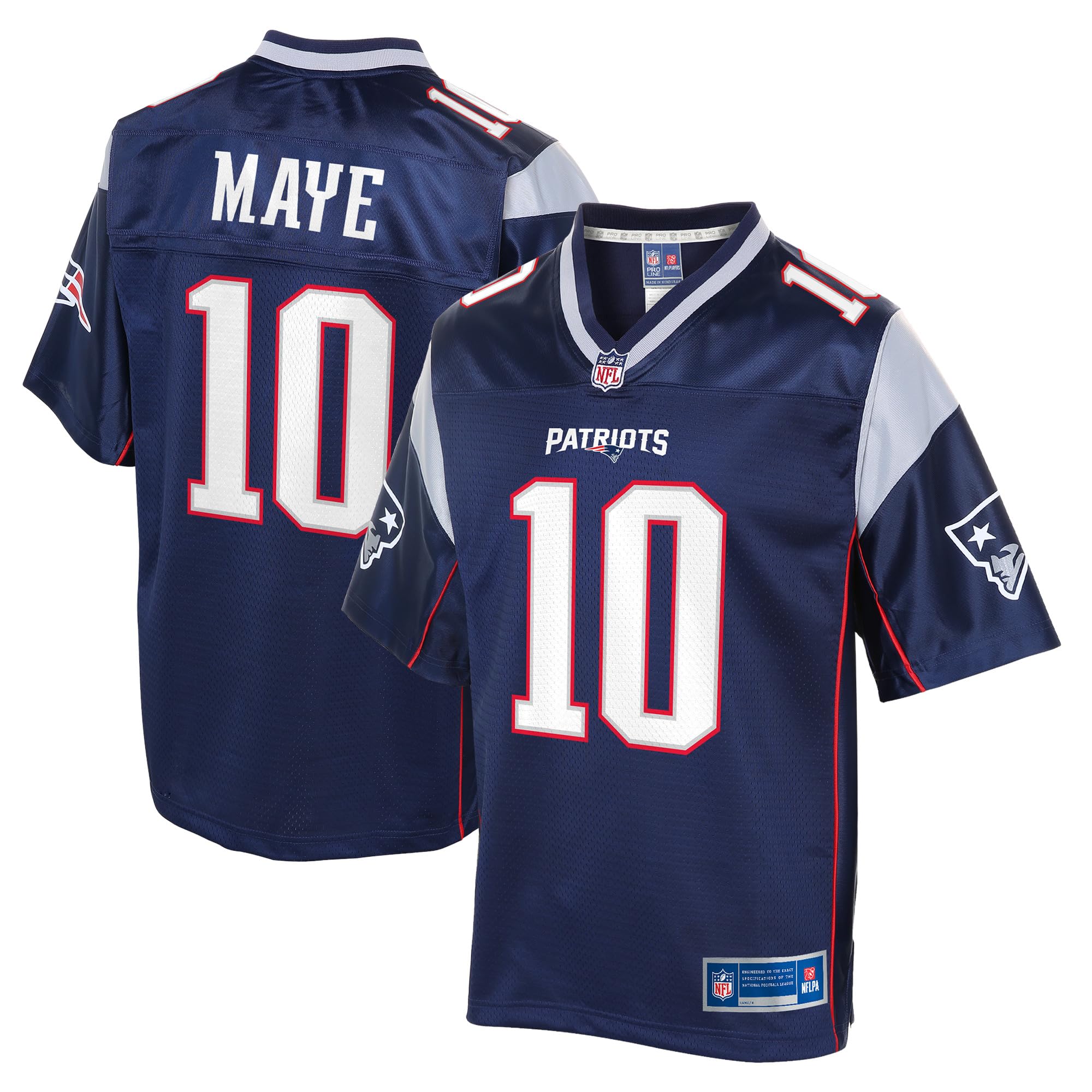 Amazon.com : Men's Drake Maye New England Patriots Navy Pro Line Jersey ...