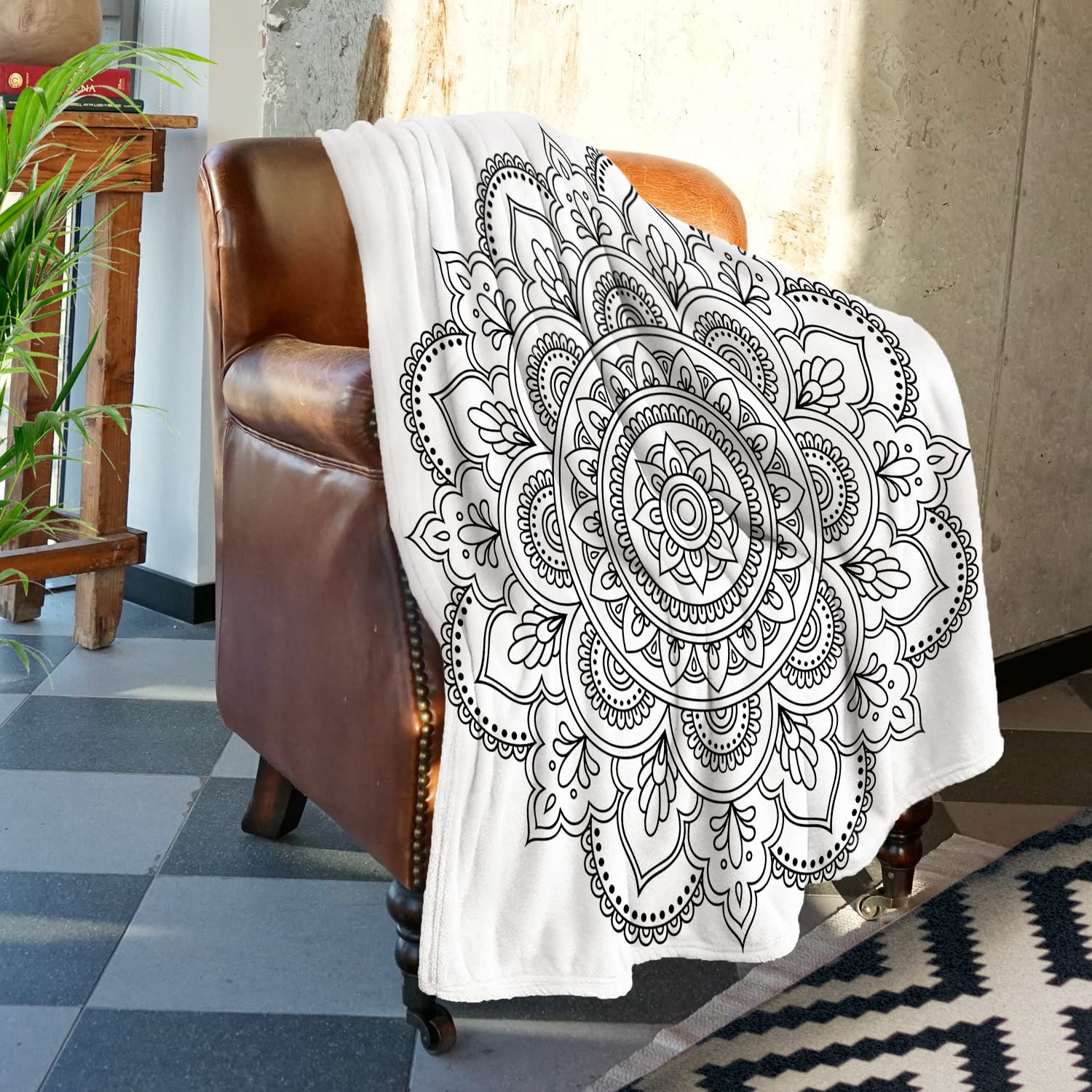 Mandala Throw Blanket