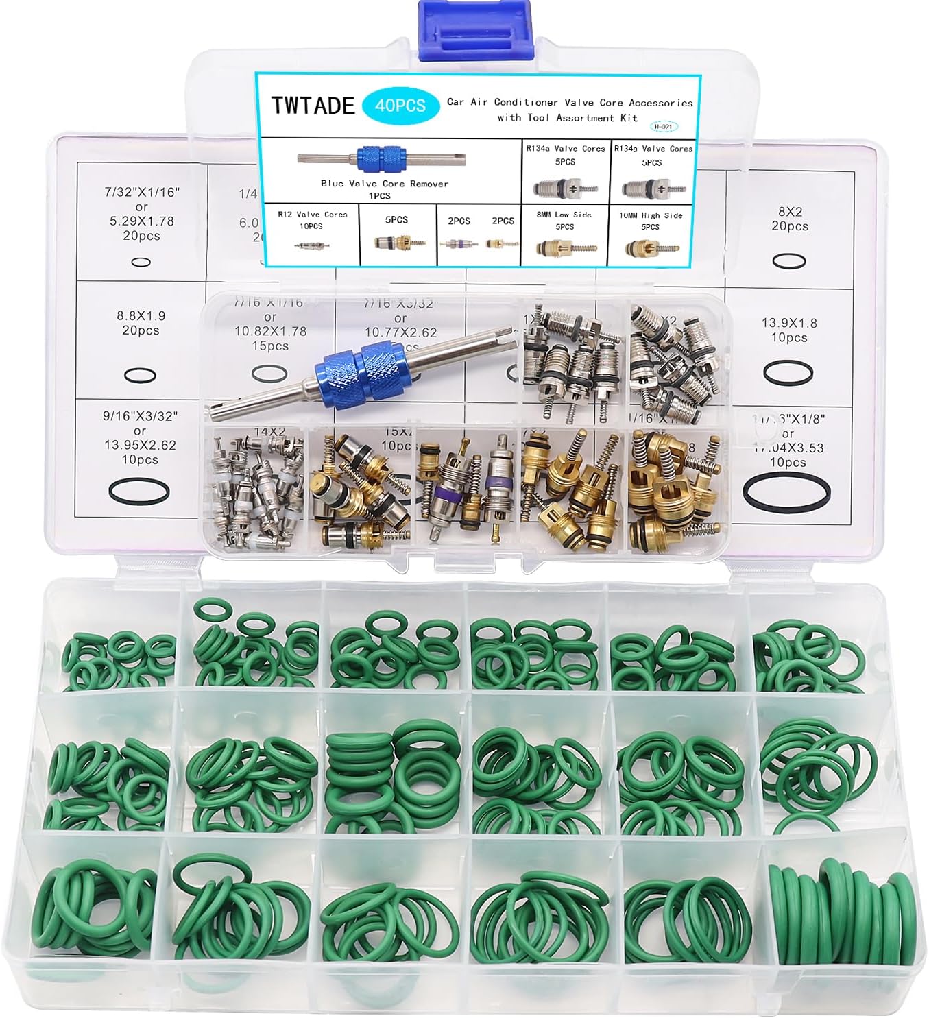 Amazon.com: TWTADE Car A/C Repair Kit - 40PCS Car Air Conditioner Valve ...
