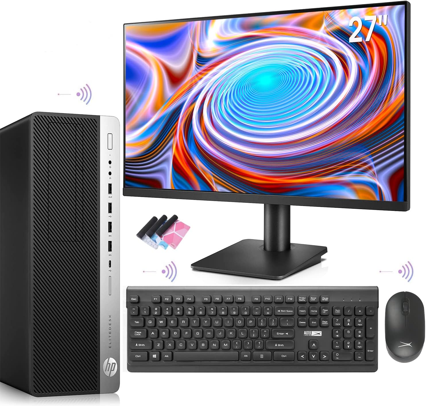 Amazon.com: HP EliteDesk 800 G3 SFF Desktop Computer PC,i7 7TH Gen,27 ...