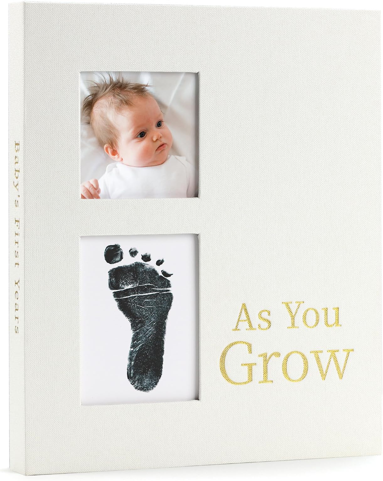 Amazon.com: Baby Memory Book & Scrapbook - Milestone Keepsake Record ...