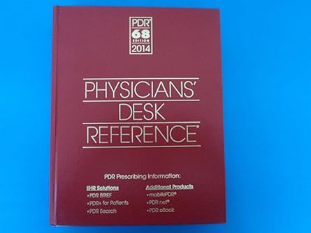 Physicians' Desk Reference 2014: 9781563638251: Medicine & Health ...