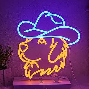 Xixkilly Golden Retriever Neon Sign for Wall Decor Dog Neon Light ...