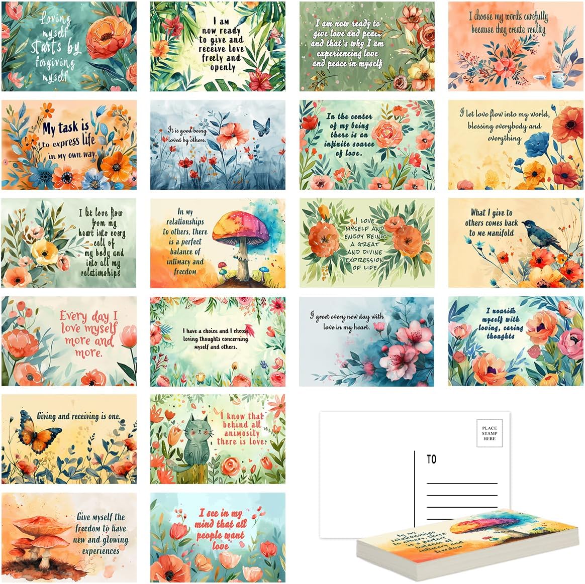 Amazon.com: Packaged Postcards - Christian All Occasion Post Cards ...