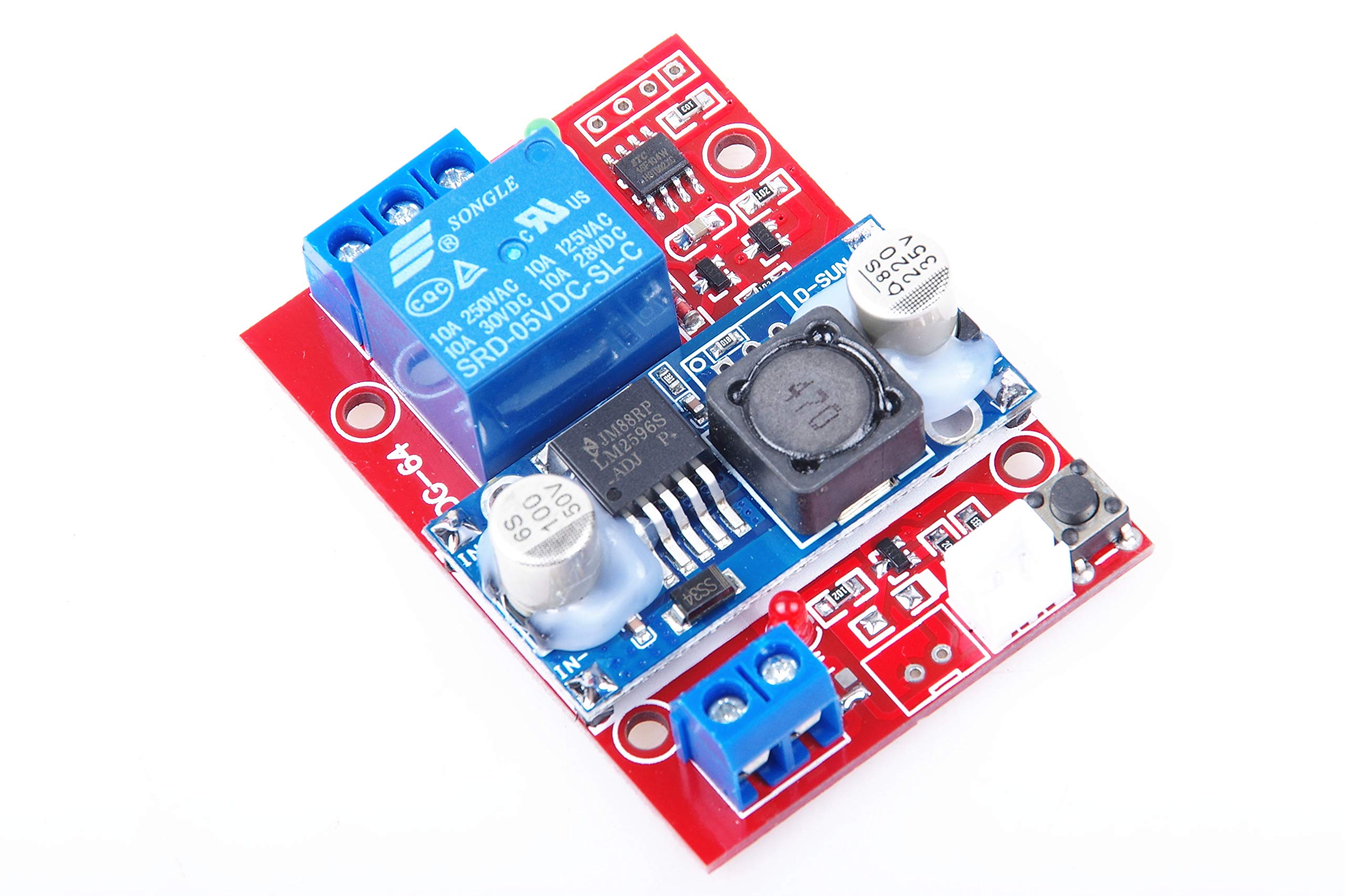 Buy KNACRO DC 6V 9V 12V 18V 24V 6-24V 1-Channel 10A Self-Latching Relay ...