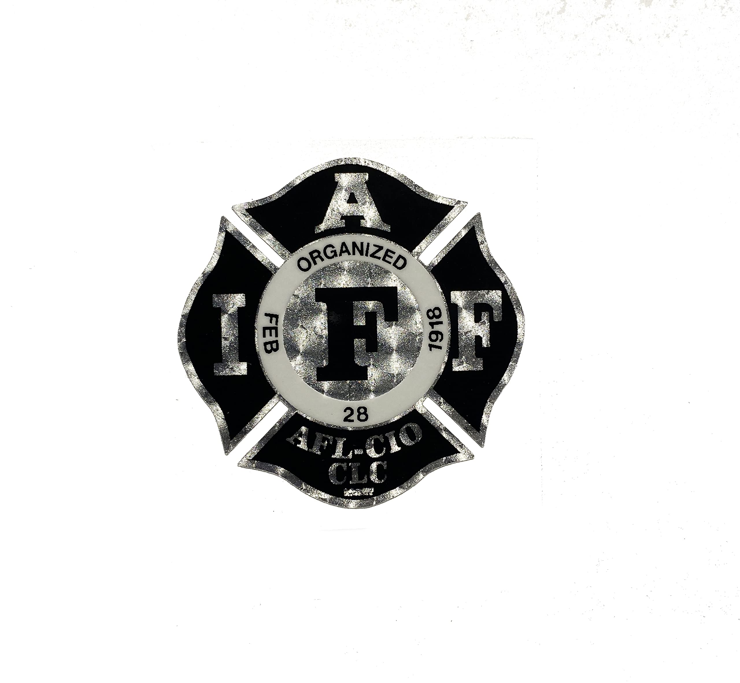 Amazon.com - 2" Brushed Steel Helmet IAFF Union Firefighter Us Made ...