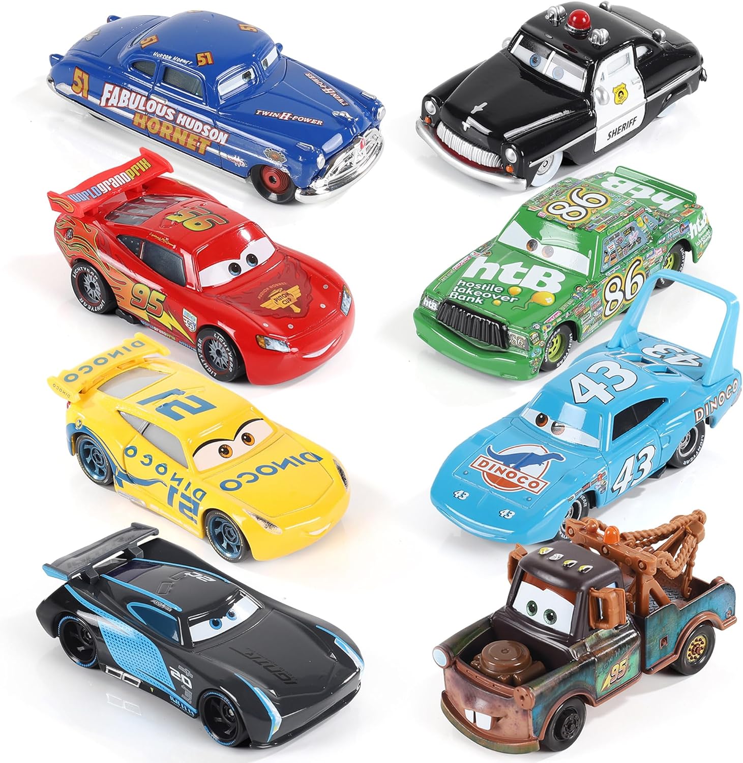 Amazon.com: 8PCS Car Toys Car Diecast Toy Set, Metal Cars Mini Racers ...