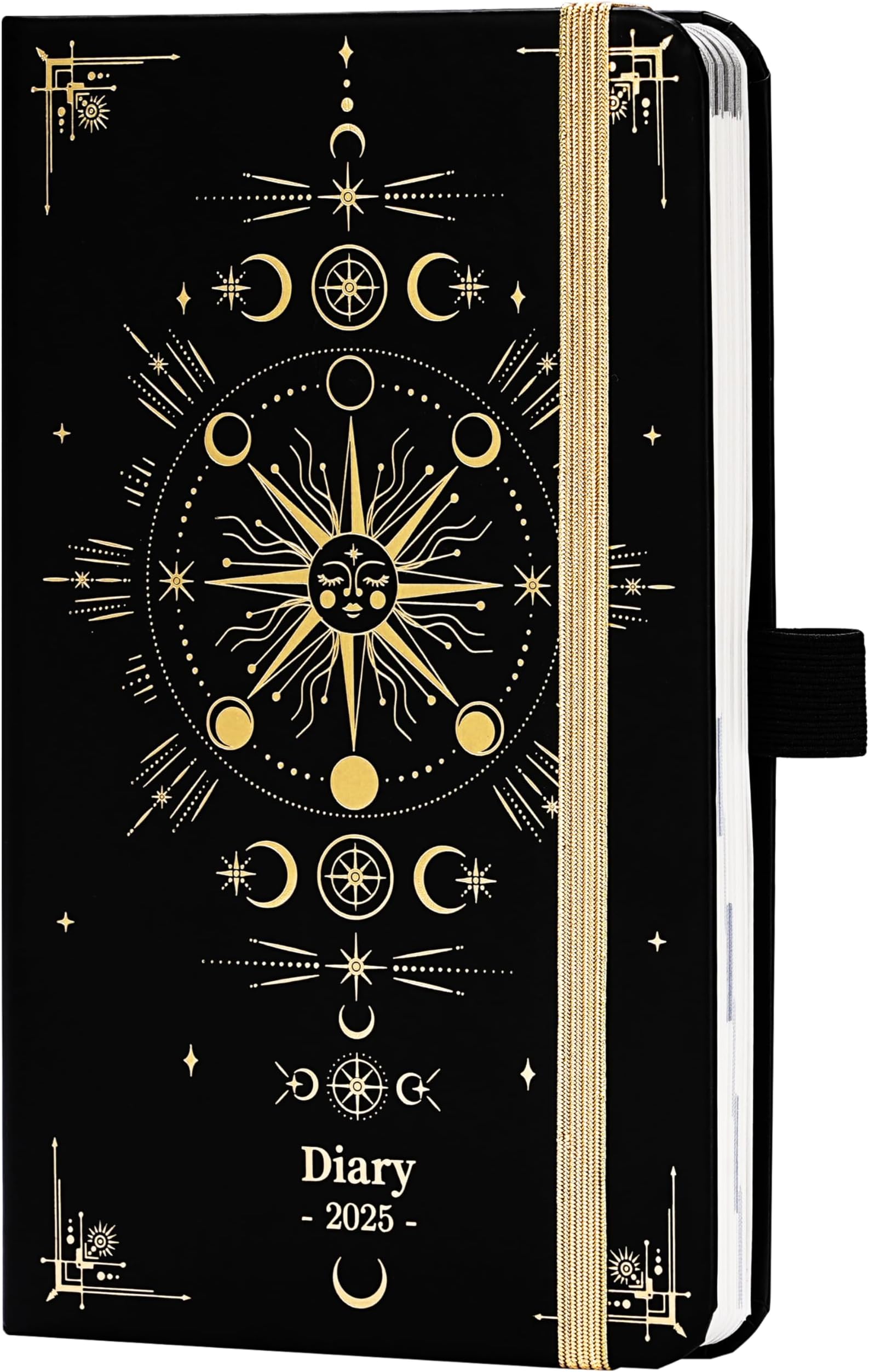 Kamaking Pocket Diary 2025 - A6 Diary 2025, Pocket Diary 2025 Small Week to View with Pen Loop ...