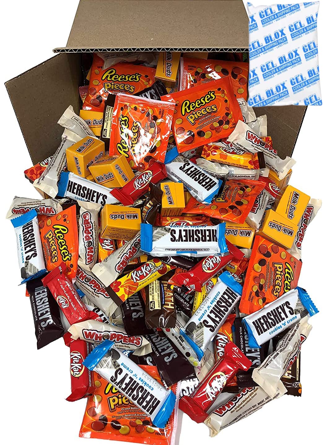 Buy BULK CHOCOLATE CANDY BAR MIX - 5 LB of Individually Wrapped Milk ...
