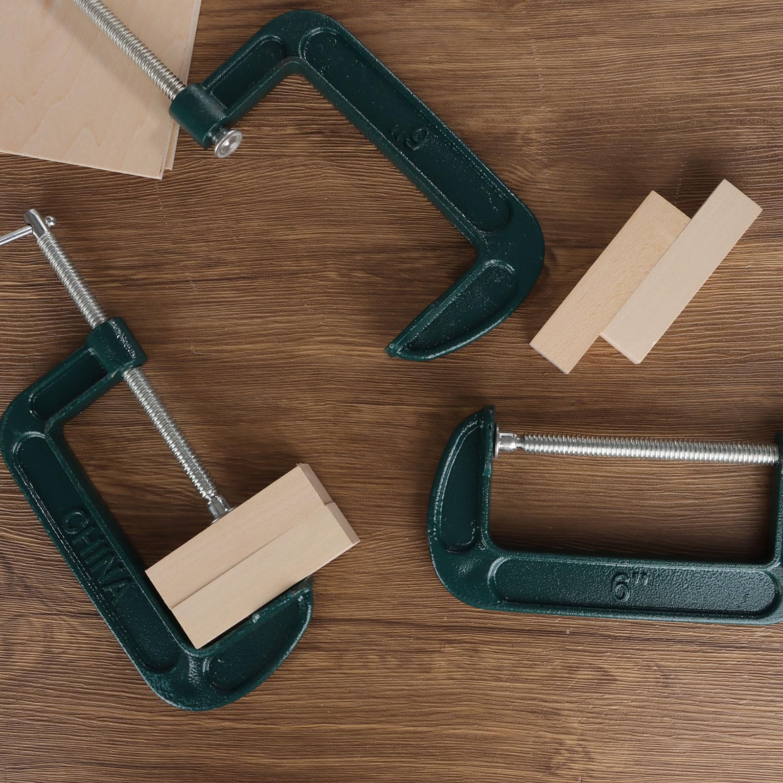 Snapklik.com : WOPPLXY 4 Pcs 6 Inch Heavy Duty C Clamps, Industrial ...