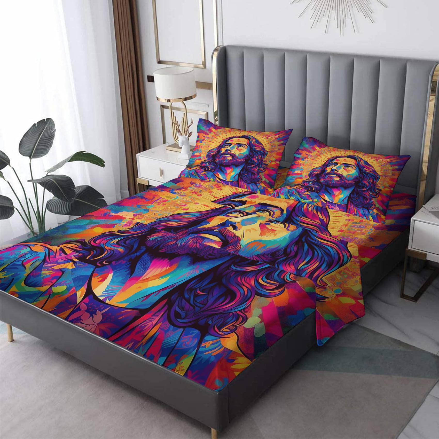 King Size Bed Jesus New! King Size 6ft Tall Bed Frame + 12” Gel