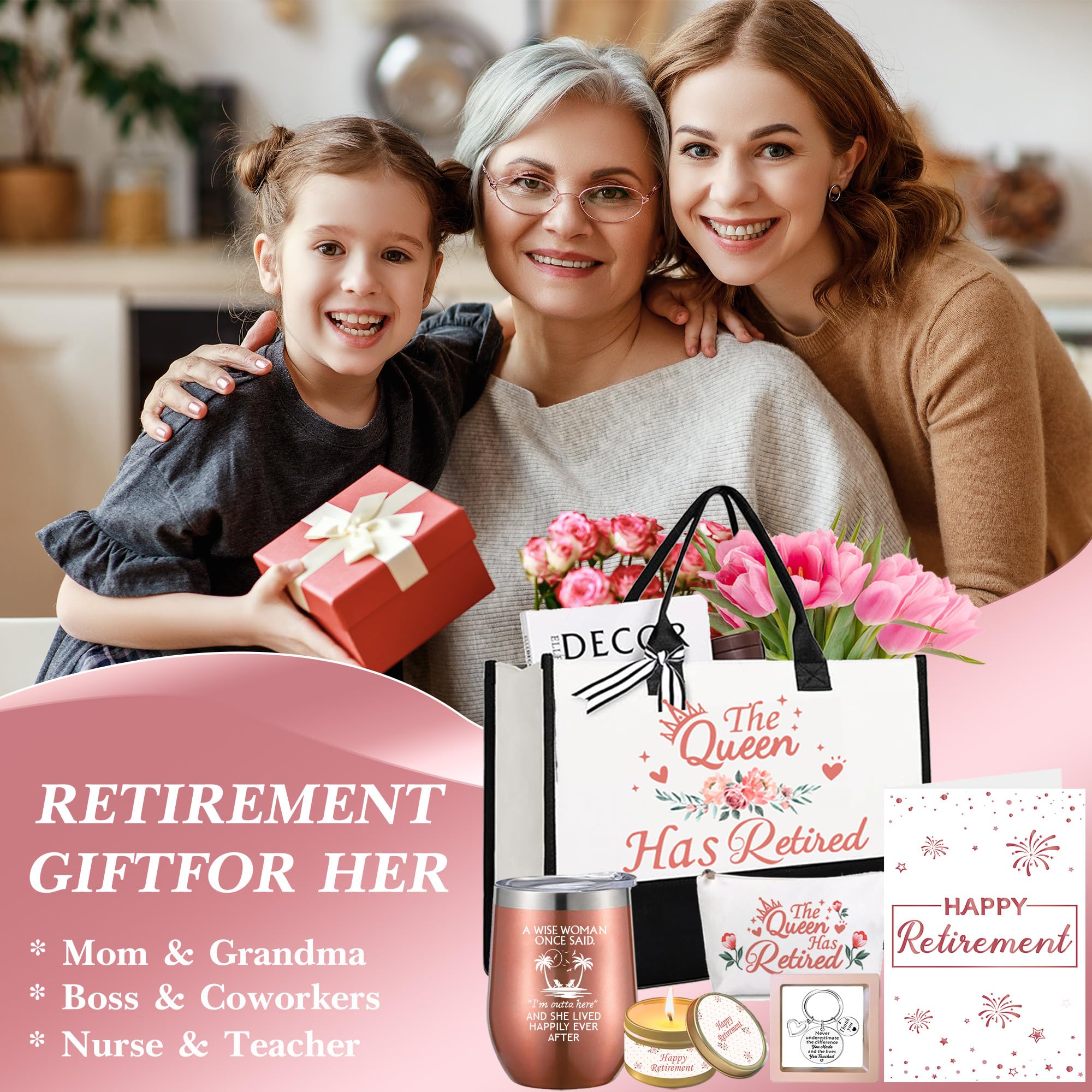 Snapklik.com : Crenics Retirement Gift For Women, Happy Retirement ...