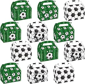 12pcs Football Gift Box ZGLHSY-Football Candy Boxes Party Decorations ...