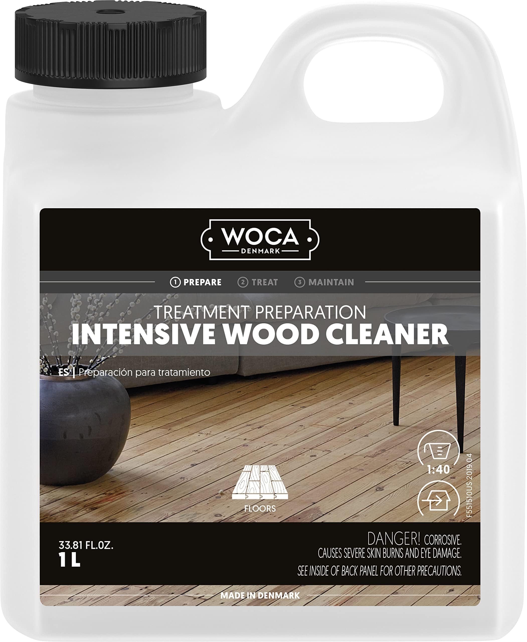 Amazon.com: WOCA Natural Soap, Natural |2.5 L| - Concentrated Wood ...