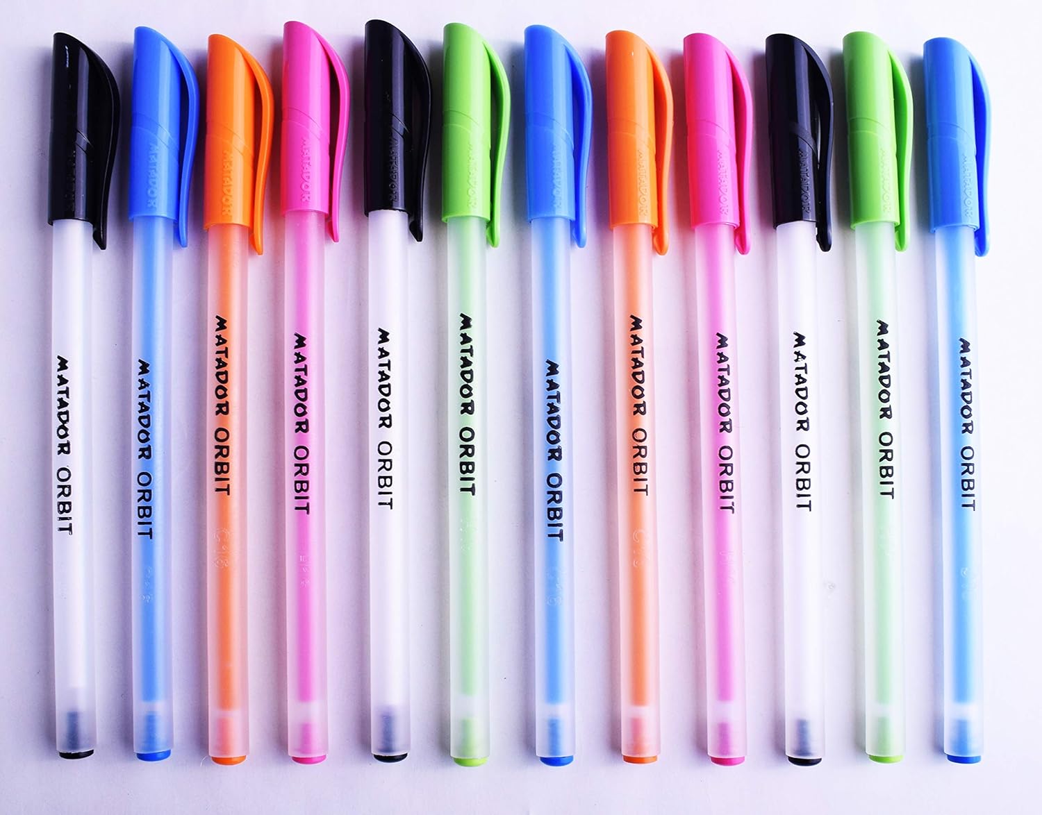 Matador Orbit Fine Point Roll Gel Pens 0.5mm Ballpoint Medium Fineliner ...