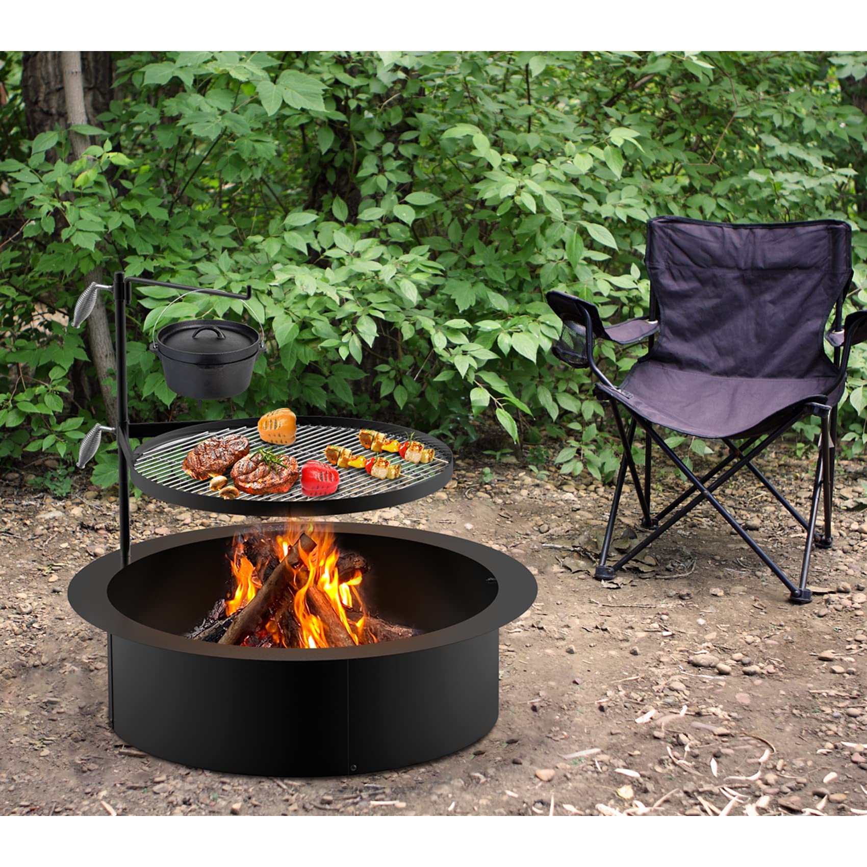 Fire Pit Grill Kit