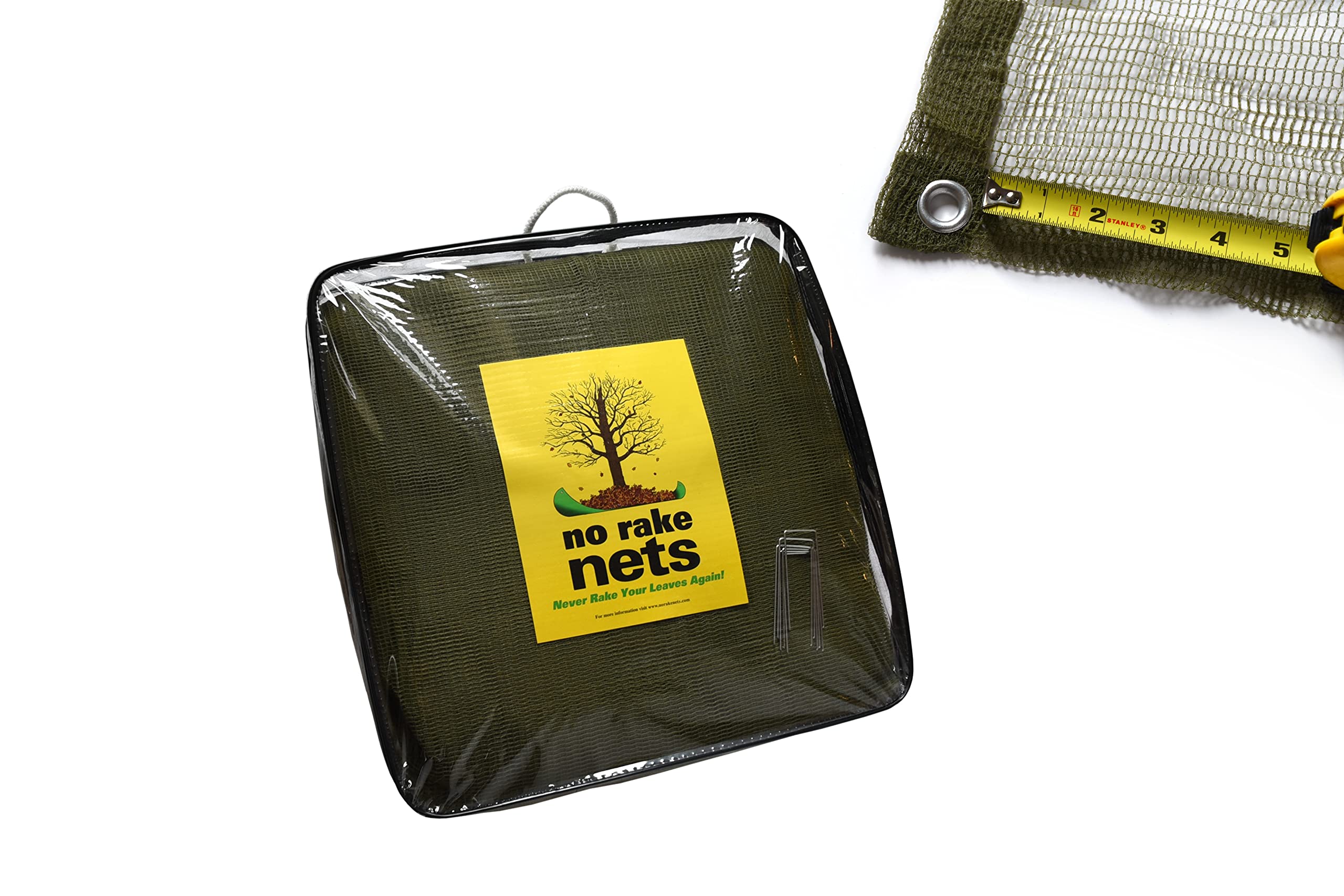 Acorn Catcher Net No Rake Leaf Collection Net - 16x20 Feet, Reusable ...