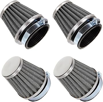 Amazon.com: LOOYUAN Air Intake Filter Pod Cleaner For Motorcycle ATV ...