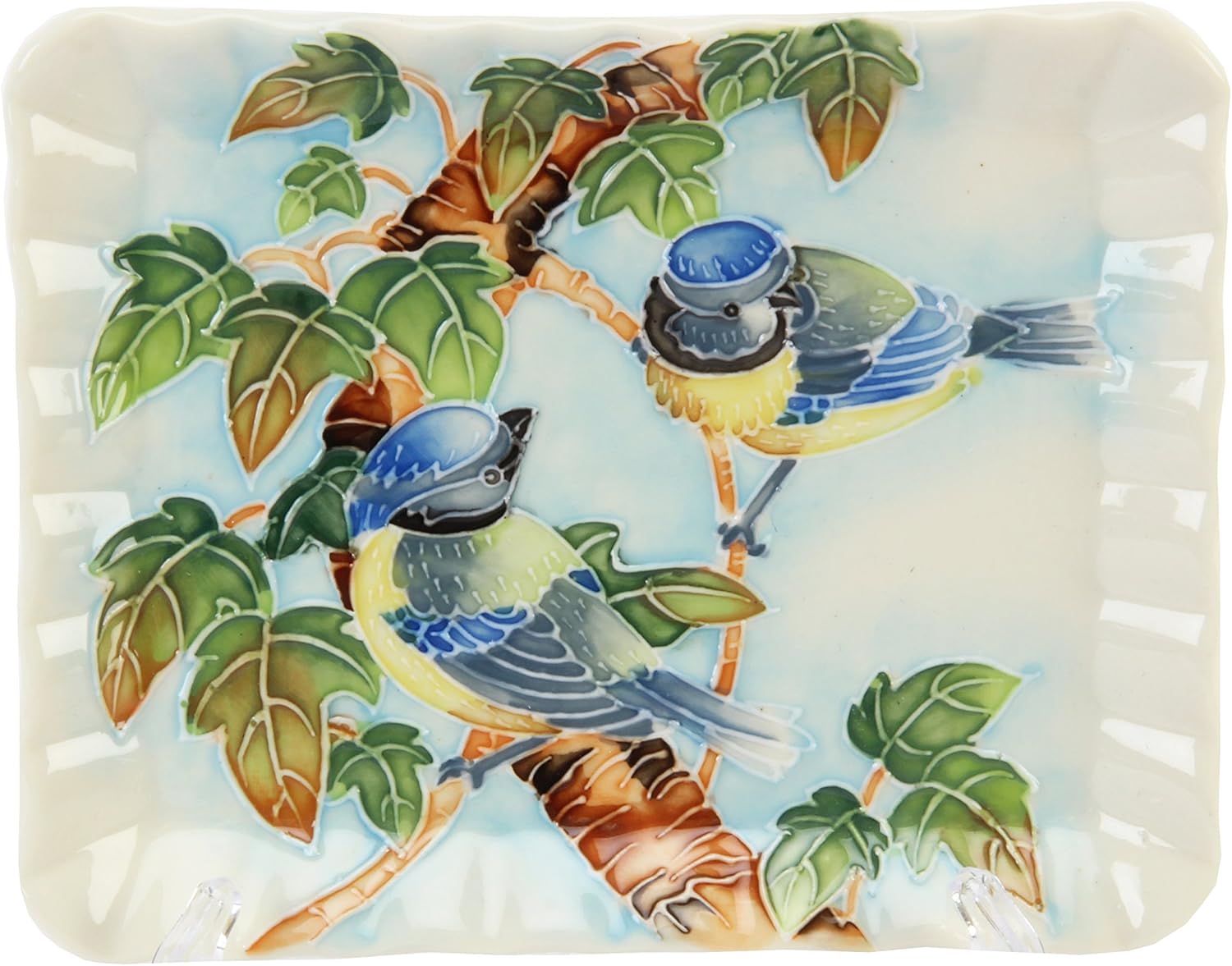 Amazon.com | Old Tupton Ware British Birds 6" Rectangular Plate Blue ...