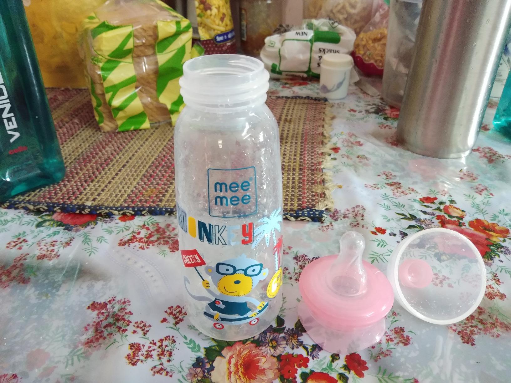 Buy Mee Mee Baby Feeding Bottle 250ml |BPA-Free Baby Milk Bottle with ...