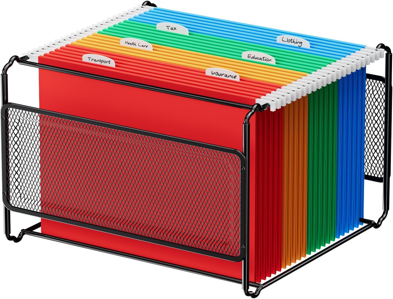 Amazon.com : Simple Trending Desk Hanging File Box Storage Bin ...