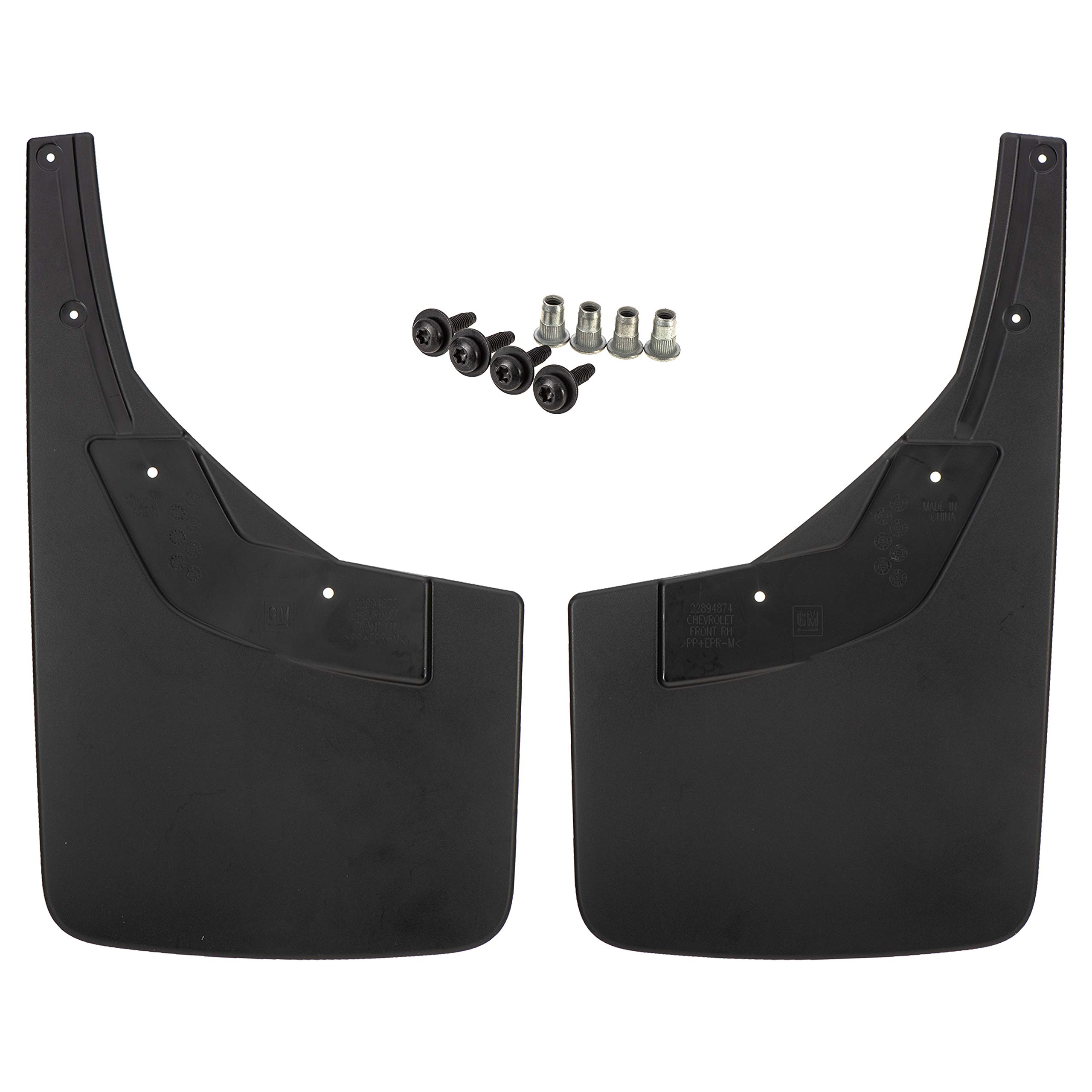 Amazon.com: OEM NEW Front Contour Splash Guards Mud Flaps Black 14-19 ...