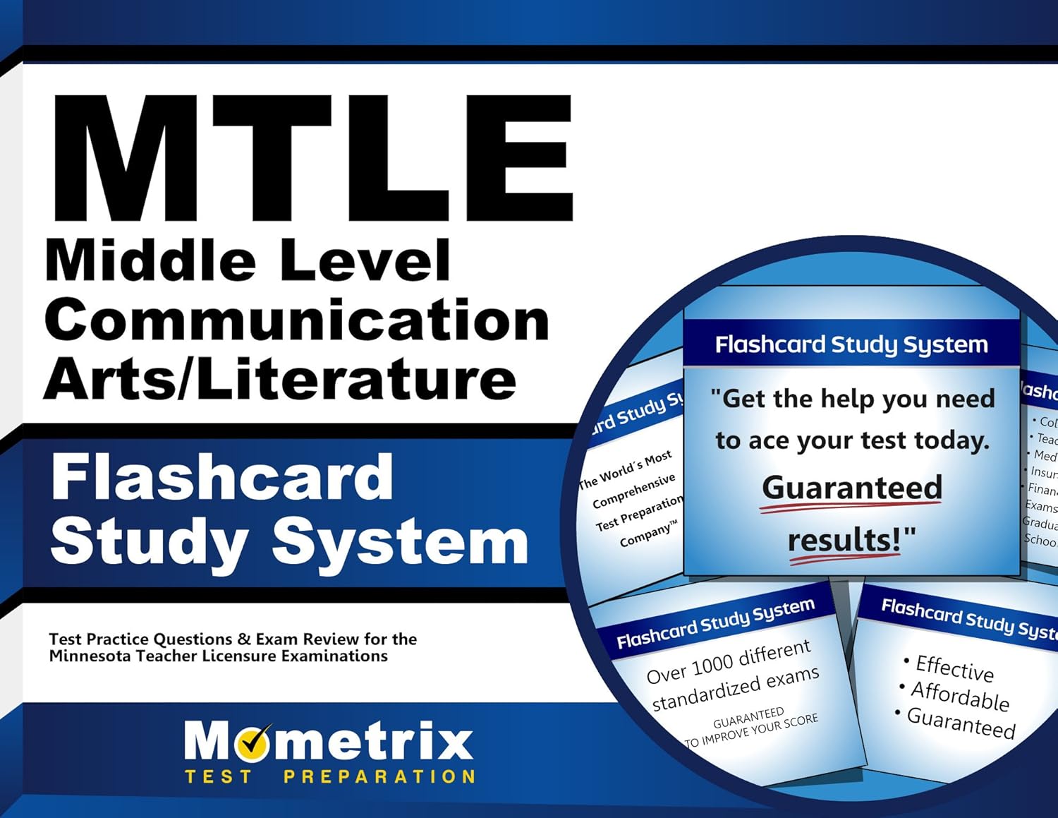 MTLE Middle Level Communication Arts/Literature Flashcard Study System ...