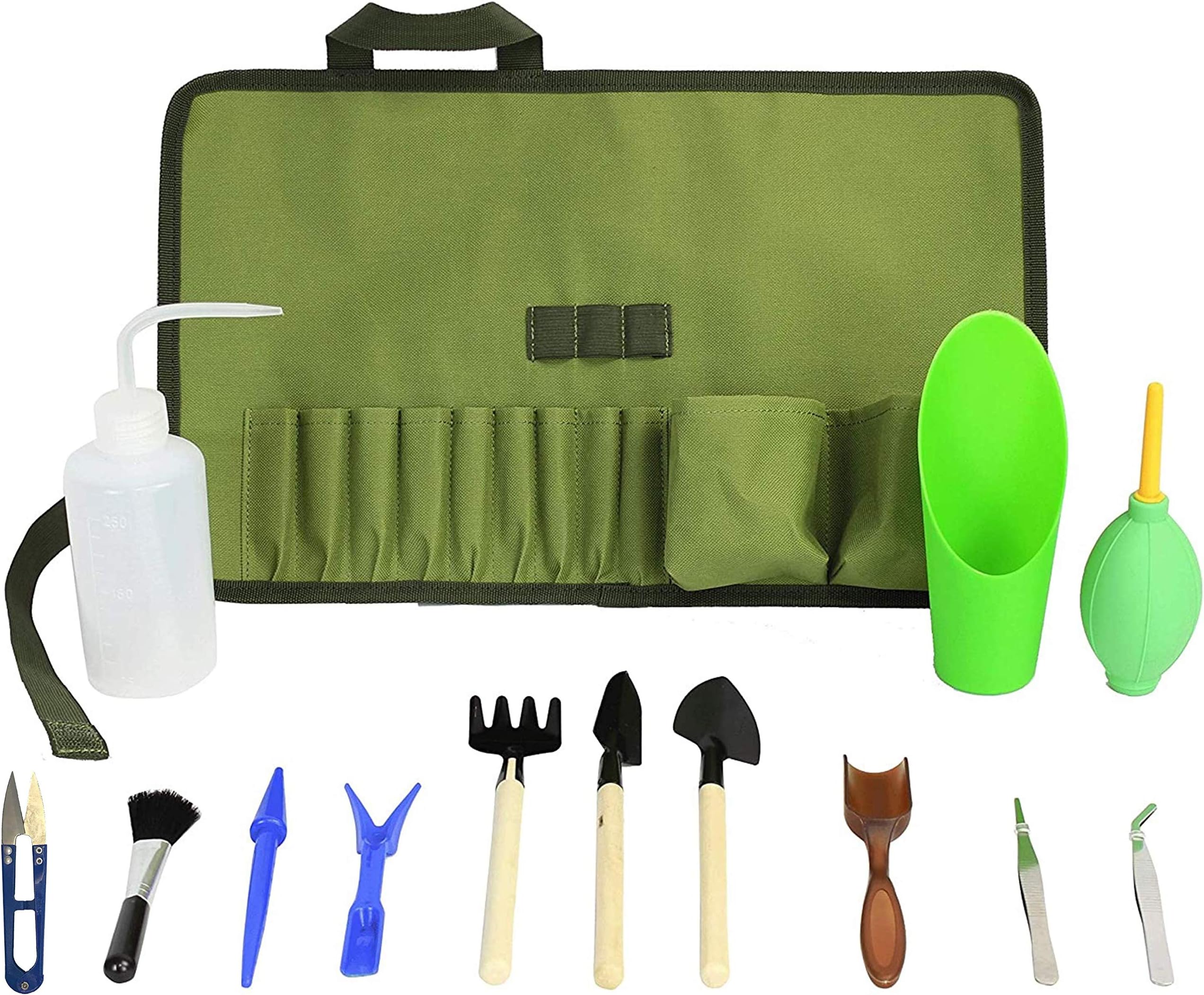 Amazon.com : Succulent Kit Roll Organizer Gardening Tool Set ...