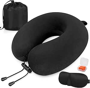 Cuscino da viaggio * Cuscino collo in memory foam * Cuscino di supporto * Cuscino Cervicale da ...