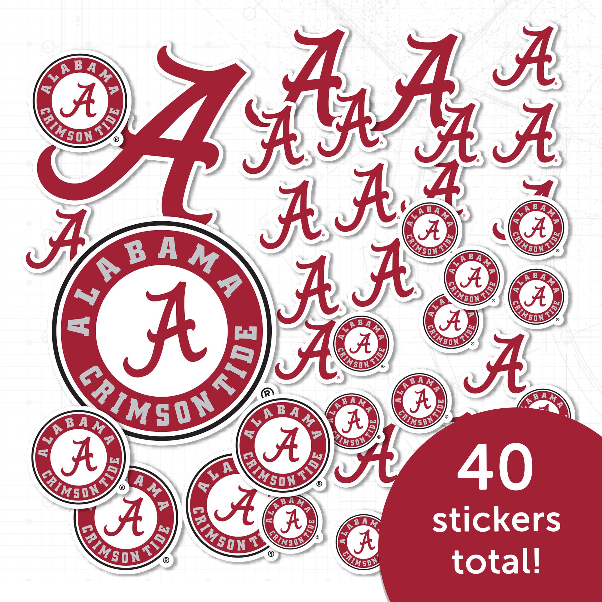 Alabama Crimson Tide Stickers