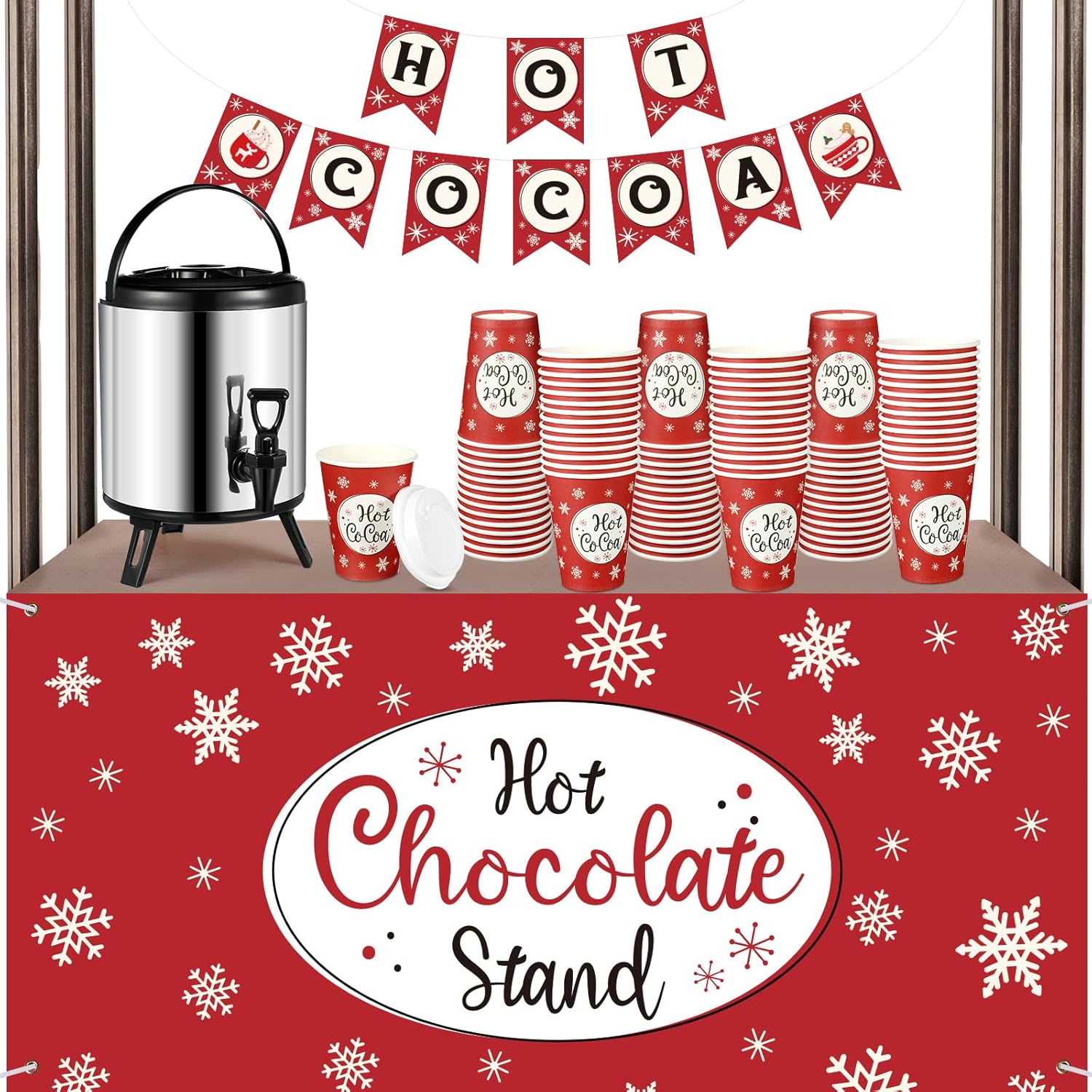 Amazon.com | Sliner Hot Cocoa Stand Include 1.3 Gallon Stainless Steel ...