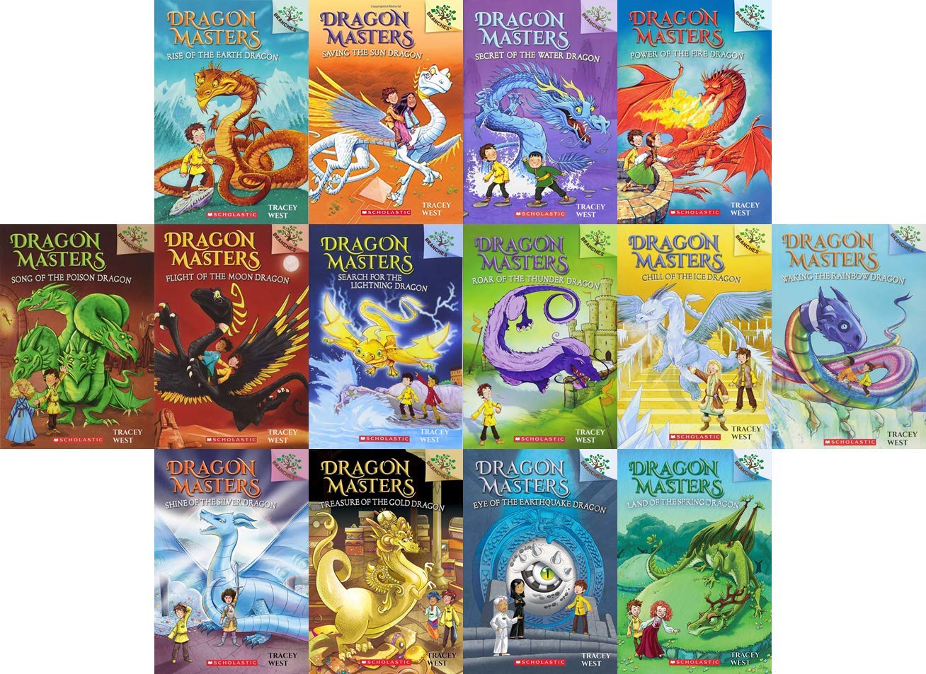 Dragon Masters Series Set (Books 1-14): Tracey West: 9781338755343 ...