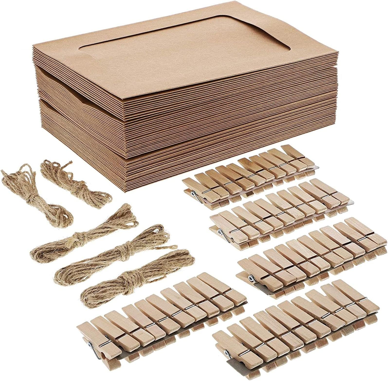 Amazon.com - Glenmal 400 Pieces Paper Photo Frames 4 x 6 Inch Black ...