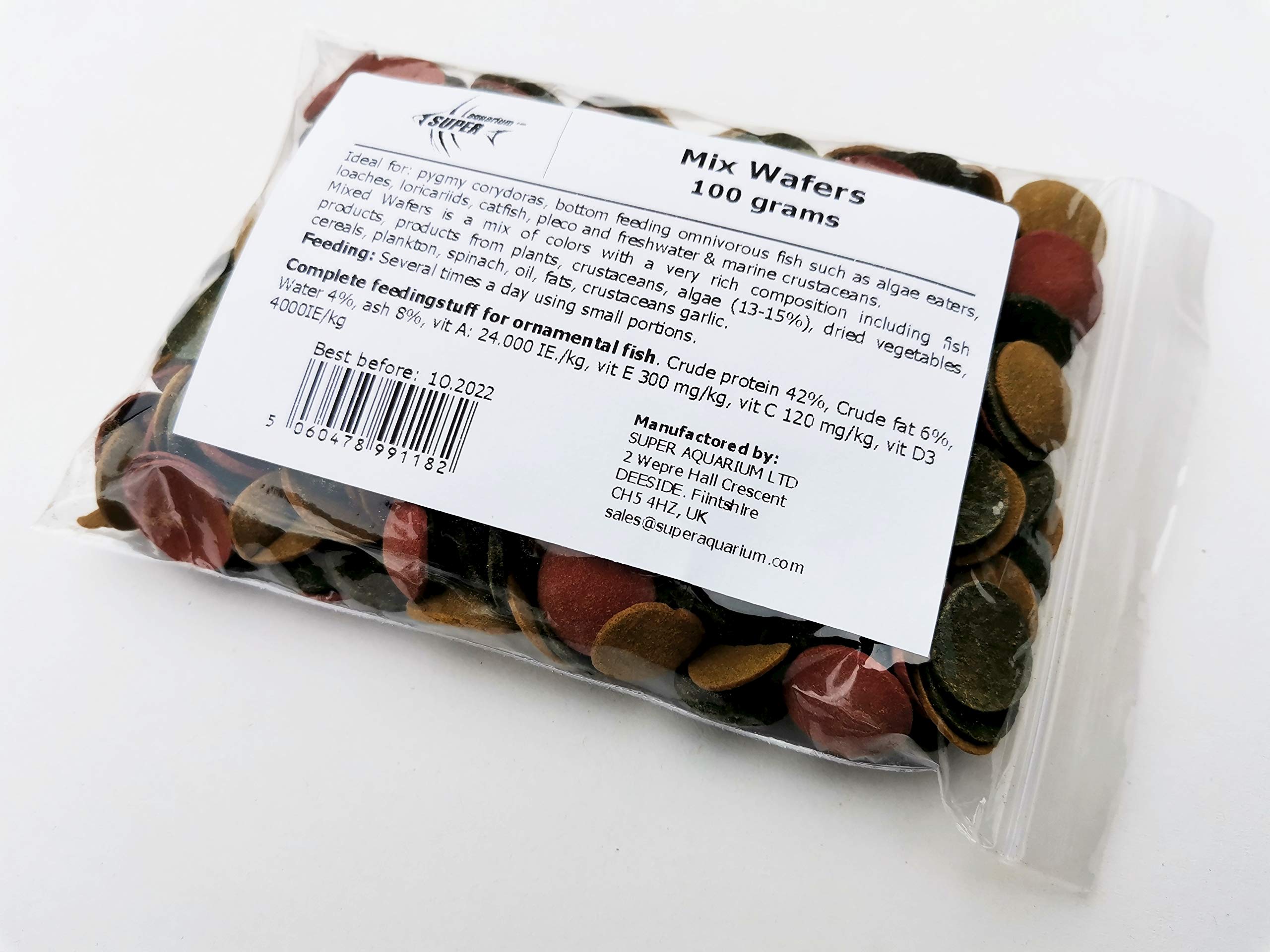 Buy (100g) Super Aquarium Fish Food Sinking Algae Tablets & Wafers 16mm ...