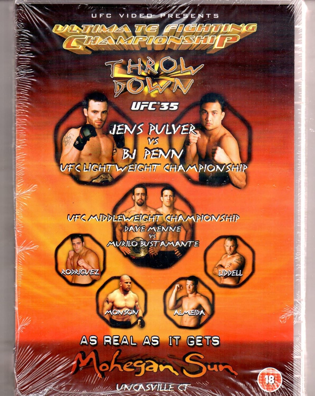 UFC Ultimate Fighting Championship 35 - Throwdown [DVD]: Amazon.co.uk ...