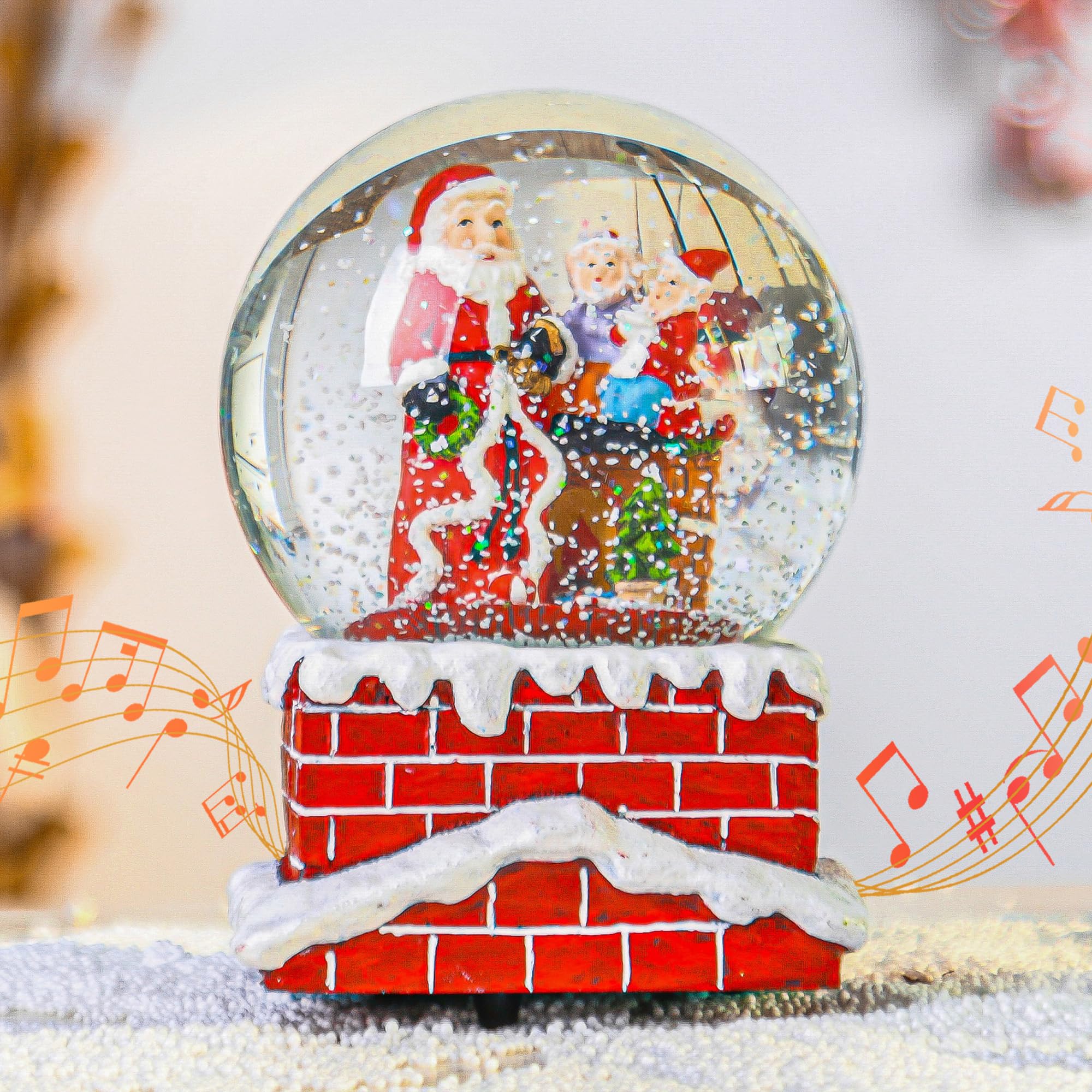 Merry Christmas Snow Globe Stupell Industries Merry Christmas Winter