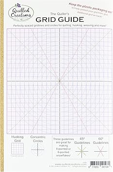 Amazon.com: Quilled Creations The Quiller's Grid Guide for Paper ...
