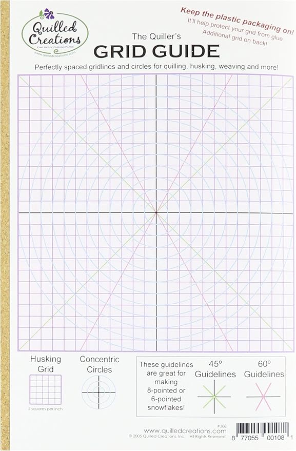Amazon.com: Quilled Creations The Quiller's Grid Guide for Paper ...
