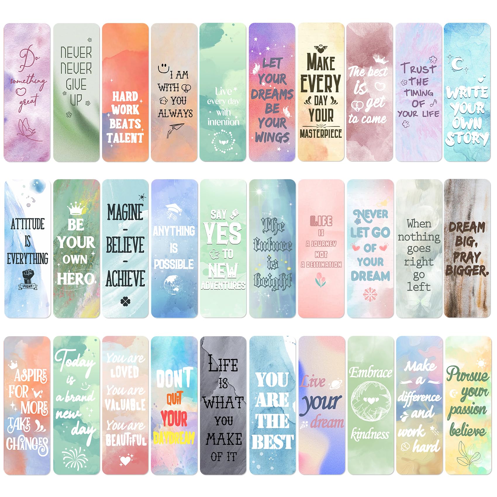 Amazon.com: Bookmarks, 30 PCS Bookmark, Bookmarks for Women Men Kids ...