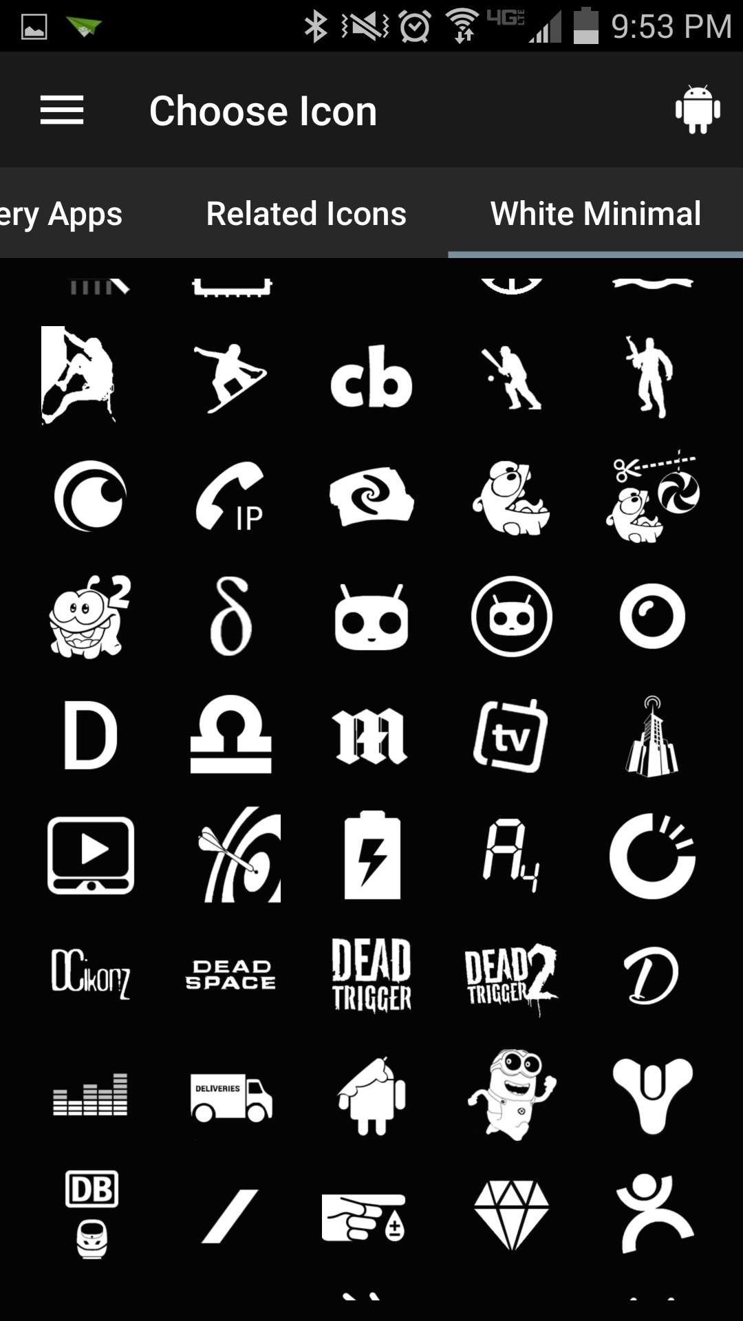 White Minimal Icon Pack - App on Amazon Appstore