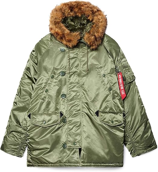 Alpha Industries Men's N-3B Parka at Amazon Men’s Clothing store: Down ...
