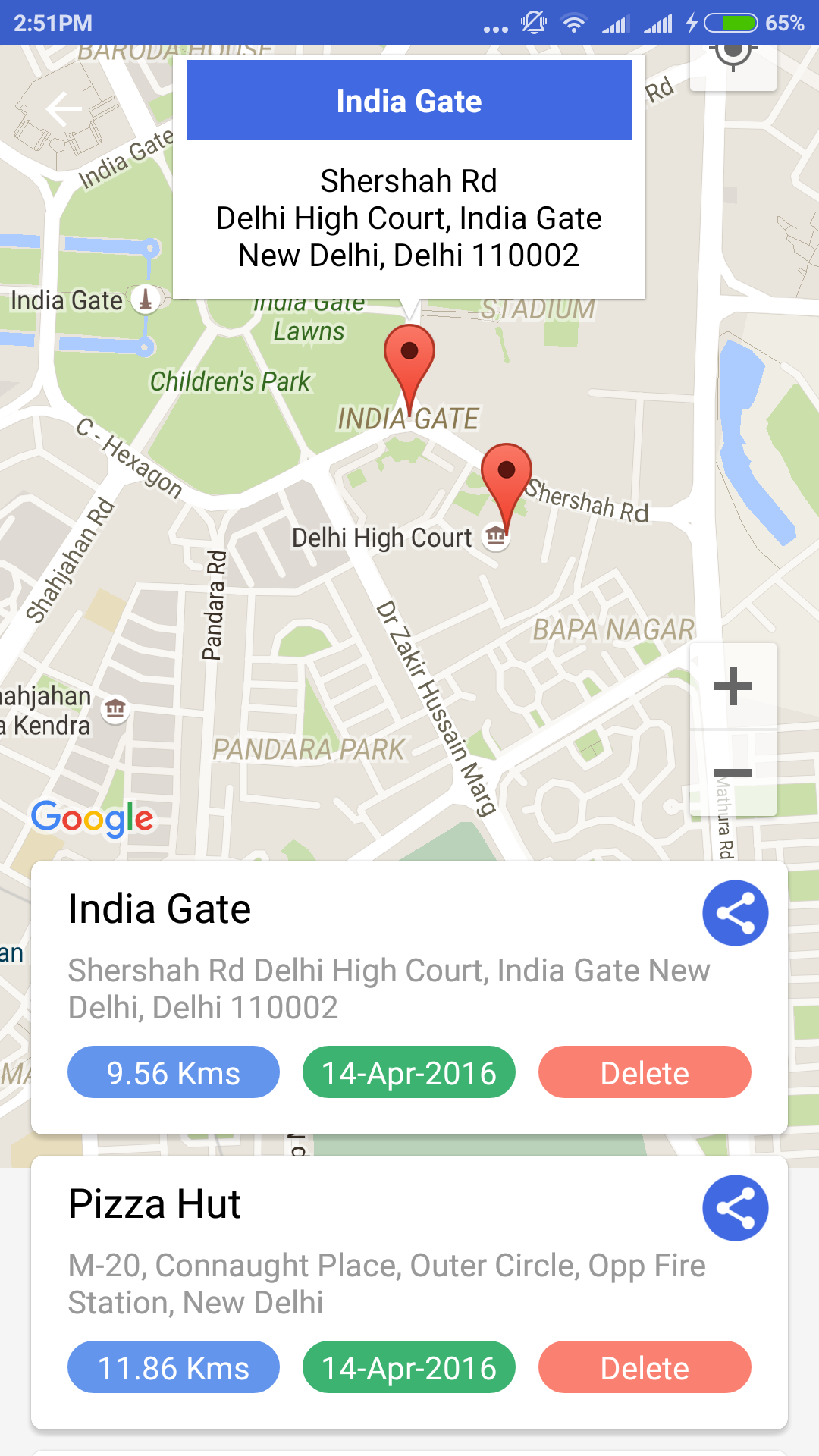 Aplicación Places Near Me Location Assist en Amazon Appstore