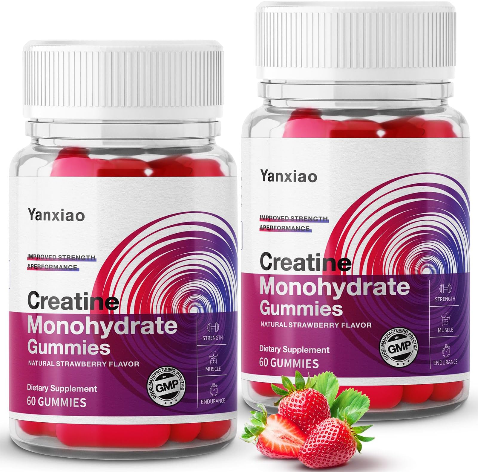 Amazon.com: Creatine Monohydrate Gummies - 30 Servings - Vegan Creatine ...