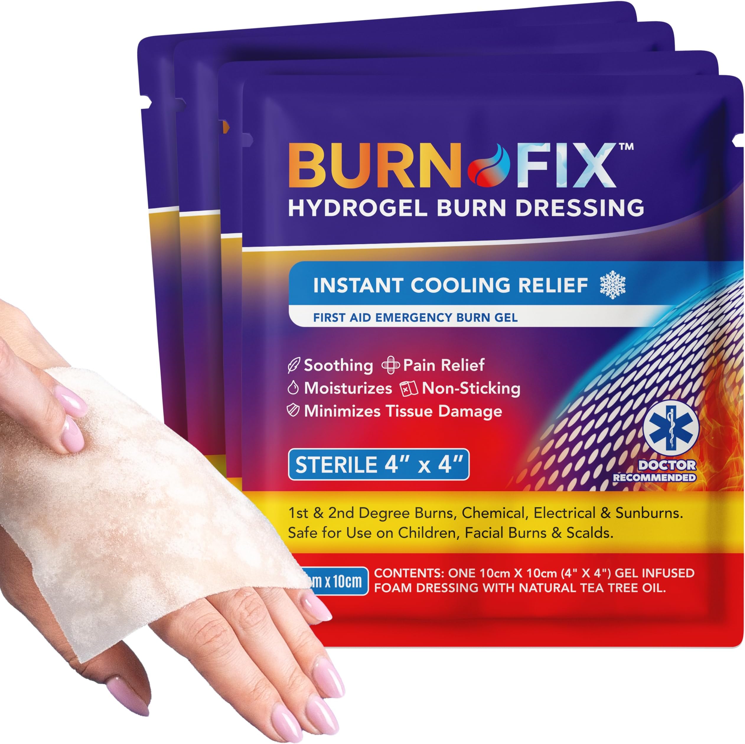 Amazon.com: Water Jel Burn Jel Minor Burn Relief Gel Squeeze Bottle 4 ...