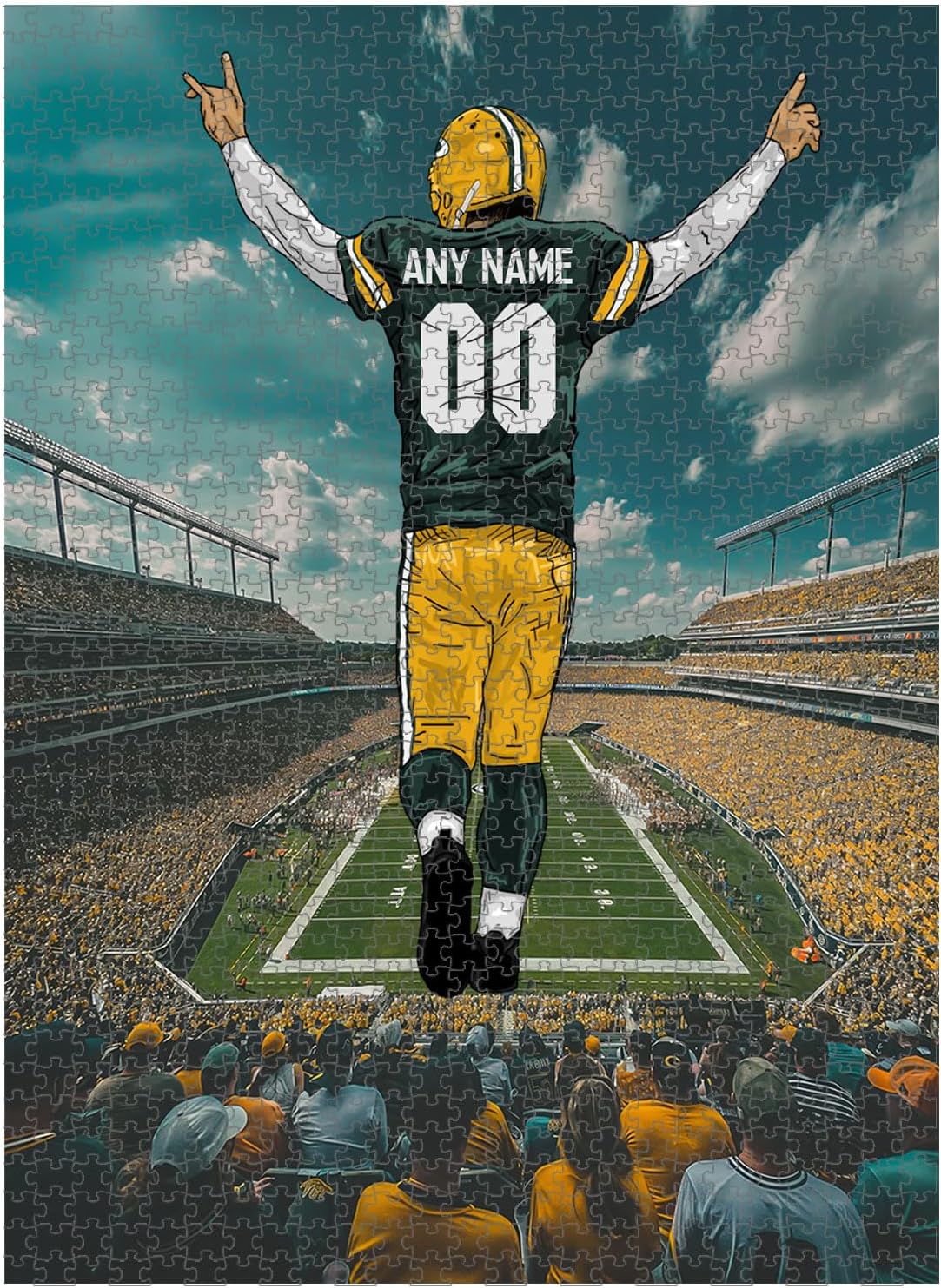 Amazon.com: Wooden Jigsaw Puzzles for Adults - Customized Name and ...