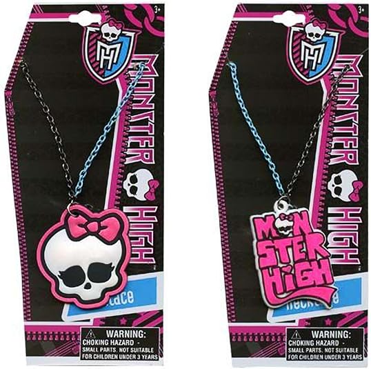 Amazon.com: Monster High HUGE Skull Necklace Gift Set (2 assorted ...