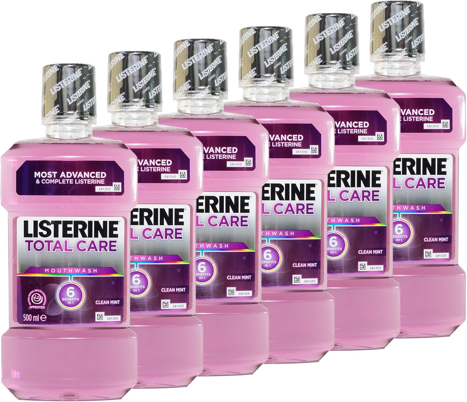 6x Listerine Total Care 6 in 1 Mundspülung 500ml : Amazon.de: Drogerie ...