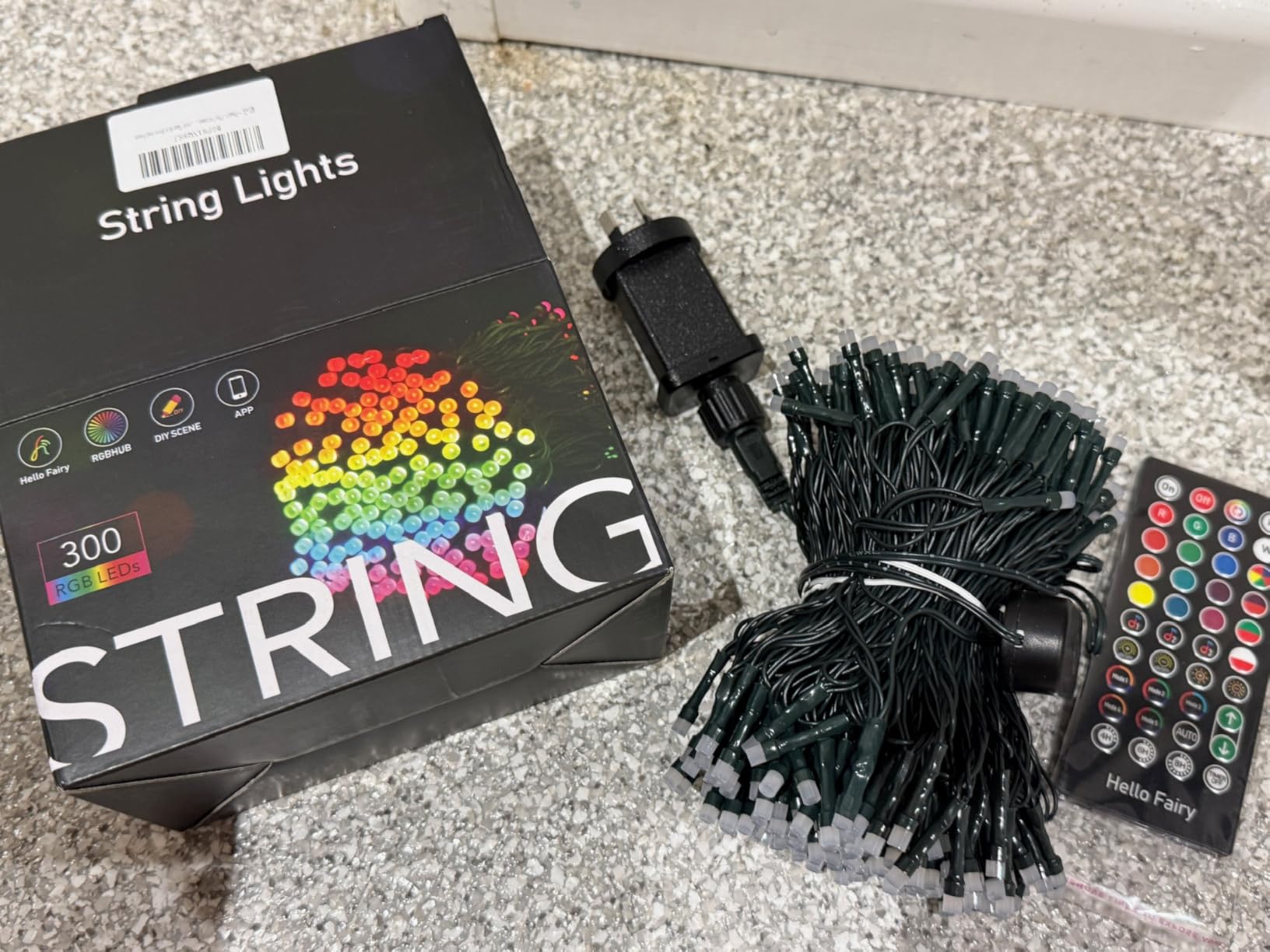 Smart Christmas Strings Lights, 30M 300 LED RGB Light String IP44 ...